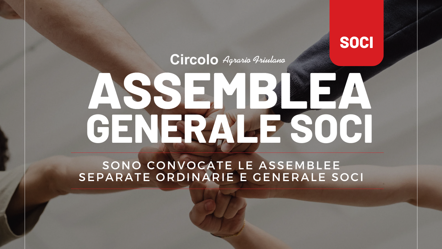 ASSEMBLEA SOCI 2025 - Circolo Agrario Friulano